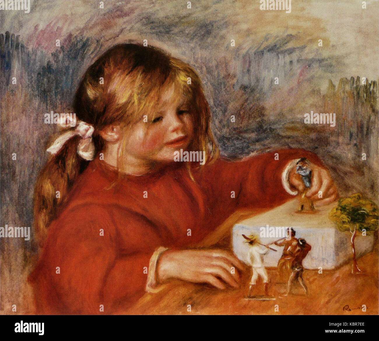 Pierre Auguste Renoir Coco jouant Stock Photo - Alamy