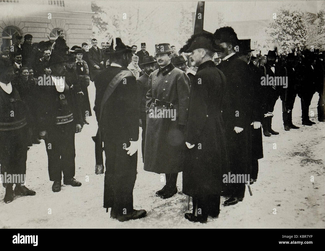 A historical photograph or illustration of Kaiser Karl I of Austria in ...