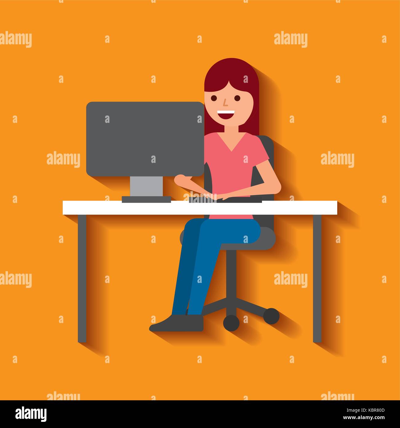 Man Programmer Working On His Pc Computer Coding And Programming Stock
