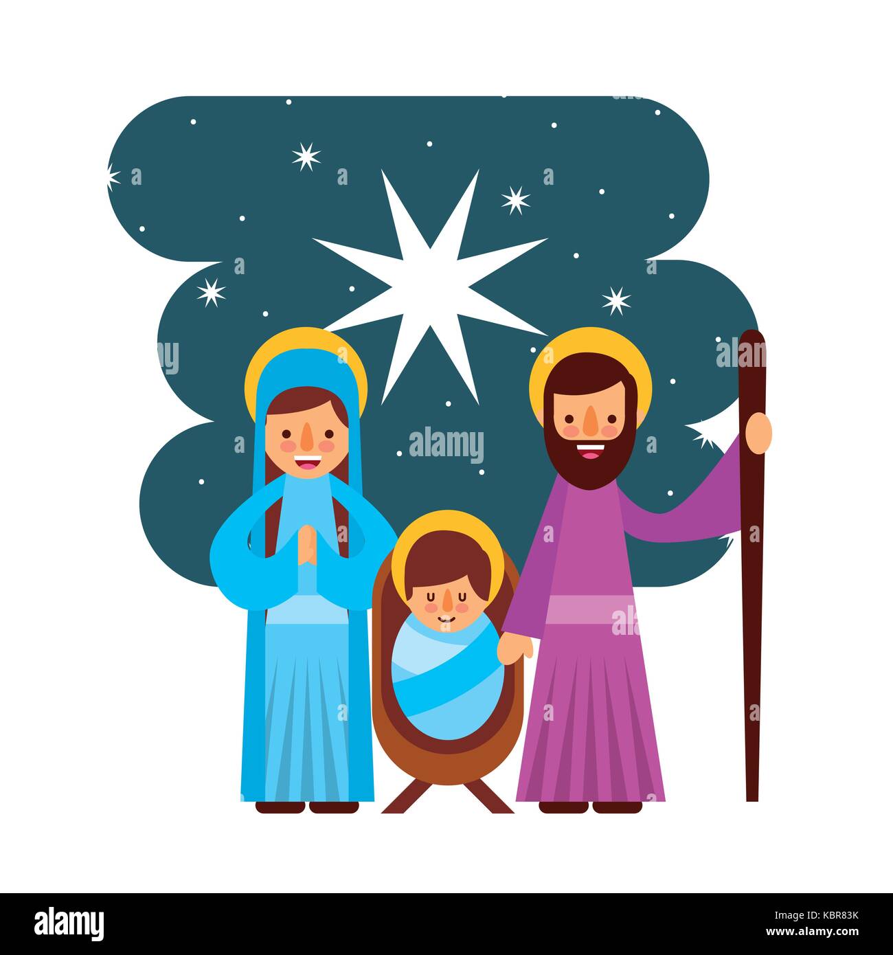 Child jesus and virgin mary and saint joseph Cut Out Stock Images ...