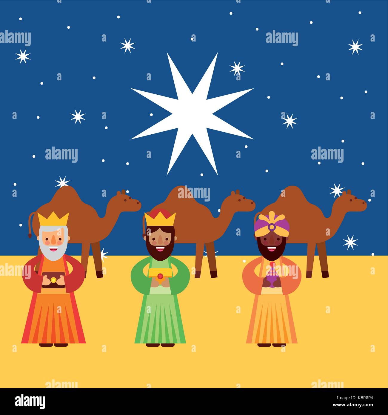 the three kings of orient Stock Vector Image & Art - Alamy