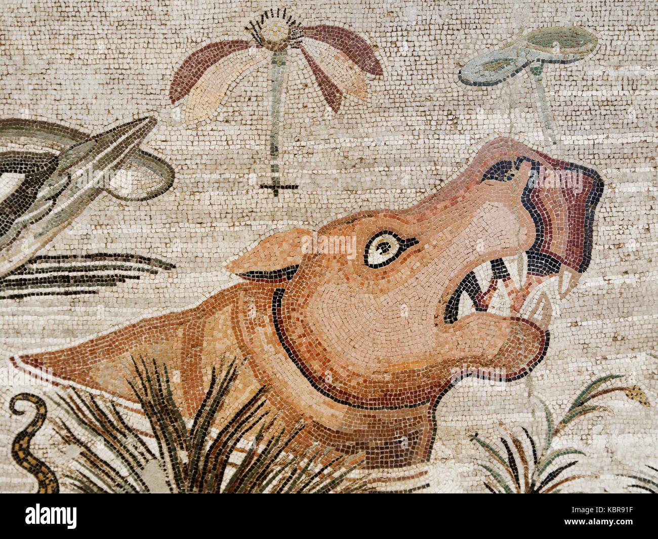 Nilotic scene MAN Napoli Inv9990 n04 Stock Photo - Alamy