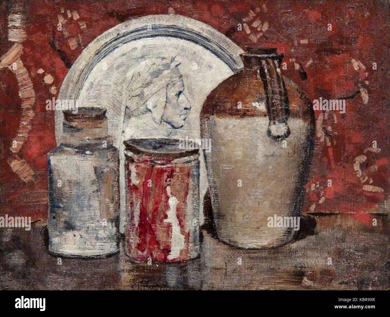 John Quinton Pringle Still Life with the Head of Dante Stock Photo - Alamy