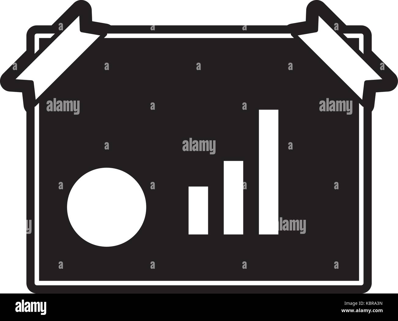 report document icon over white background vector illustration Stock ...