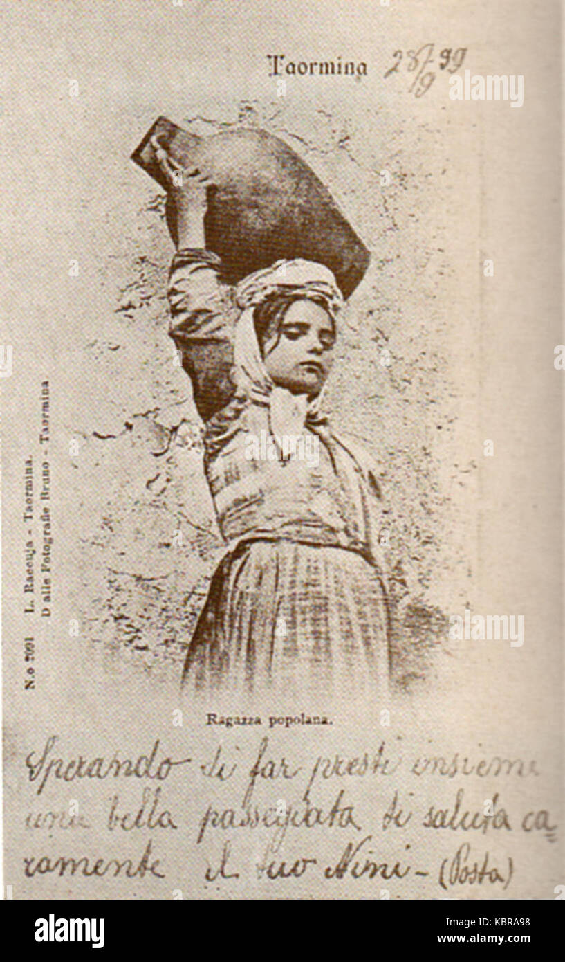 Bruno, Giuseppe (1836 1904) n. 038 Cartolina 2091 Stock Photo - Alamy