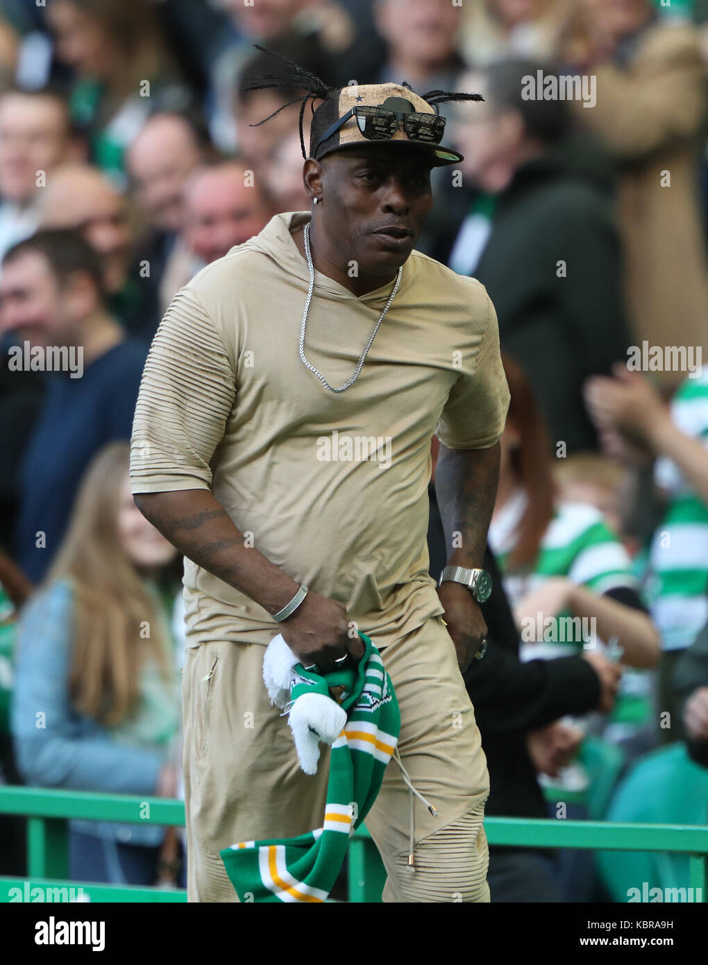 Coolio after making half time draw during the Ladbrokes Scottish ...