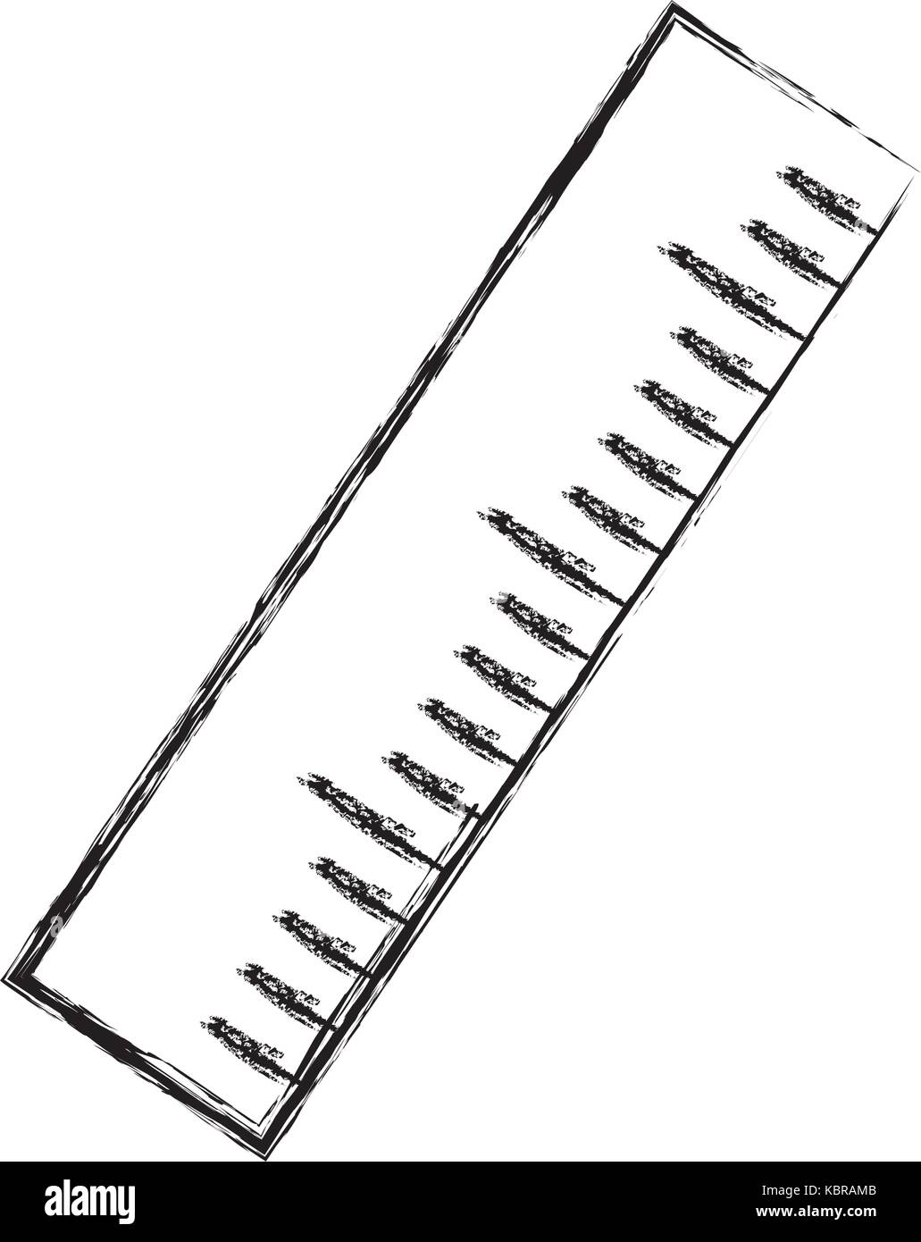 ruler icon over white background vector illustration Stock Vector Image ...