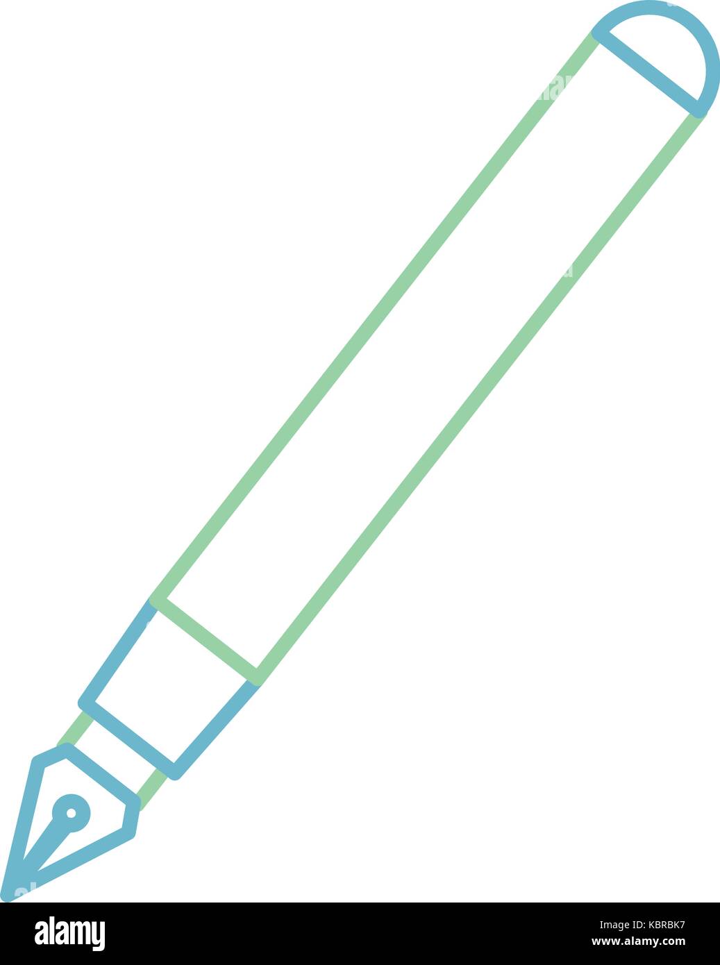 pen icon over white background vector illustration Stock Vector Image ...