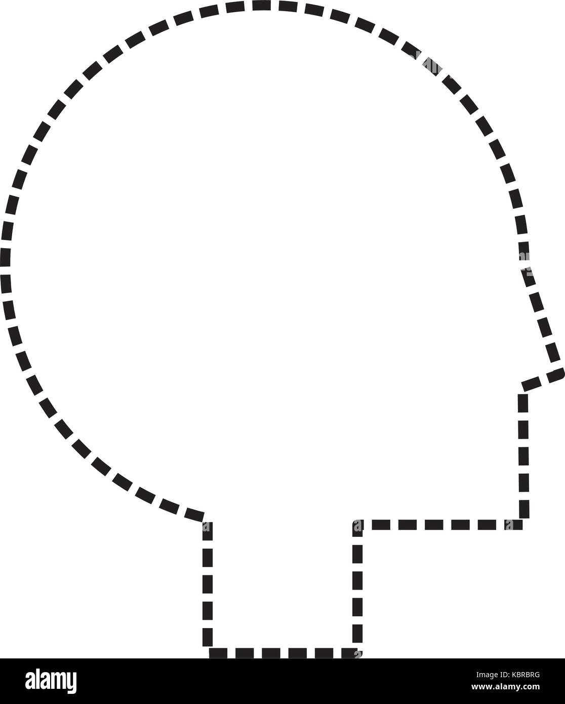 head icon over white background vector illustration Stock Vector Image ...