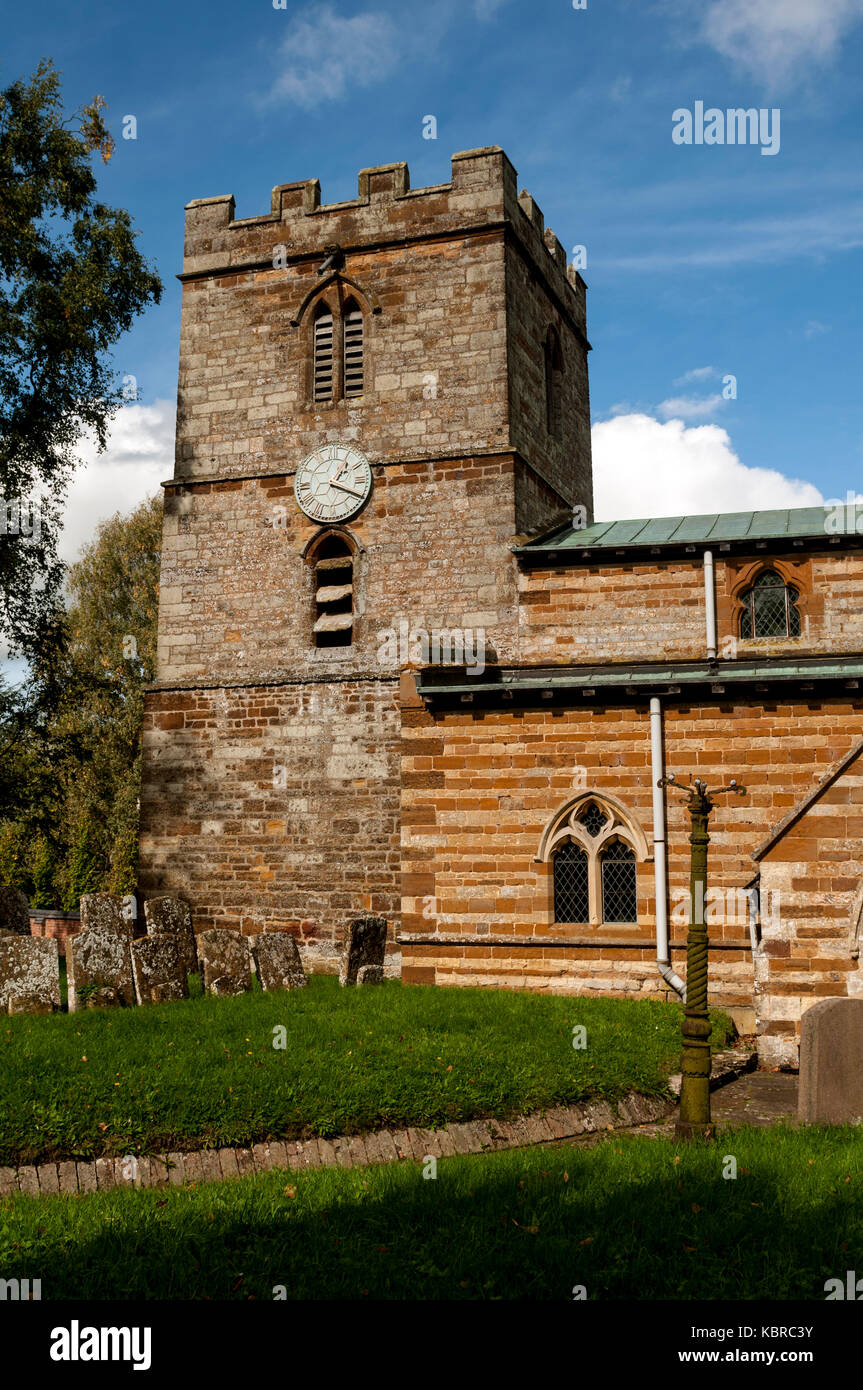 St. Michael`s Church, Bradden, Northamptonshire, England, UK Stock ...