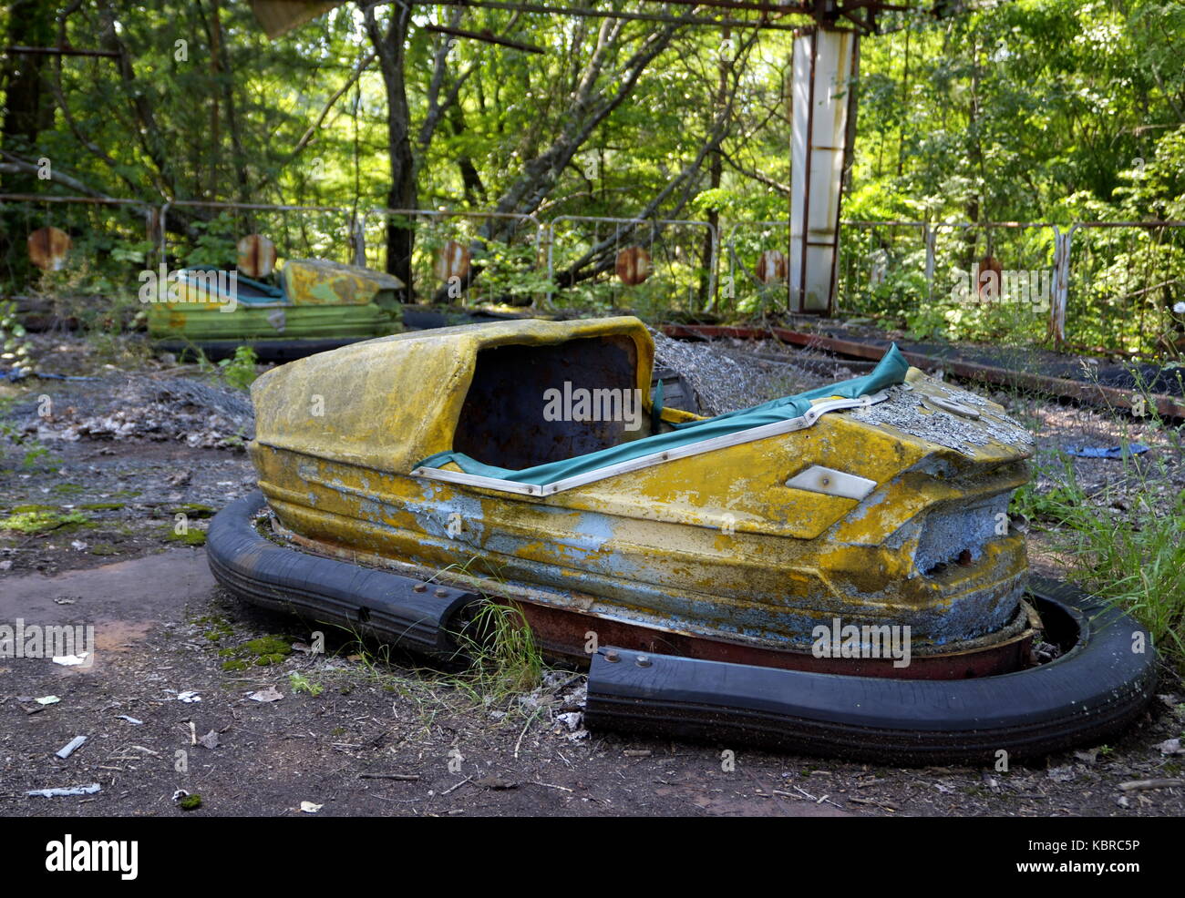 The abandoned amusement park of Pripyat, Chernobyl Exclusion Zone ...