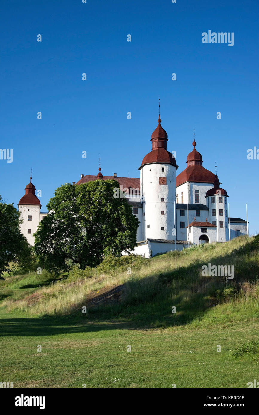 Castle L?ck? in V?sterg?tland on the Iceland Kallands? in the to V?nern ...