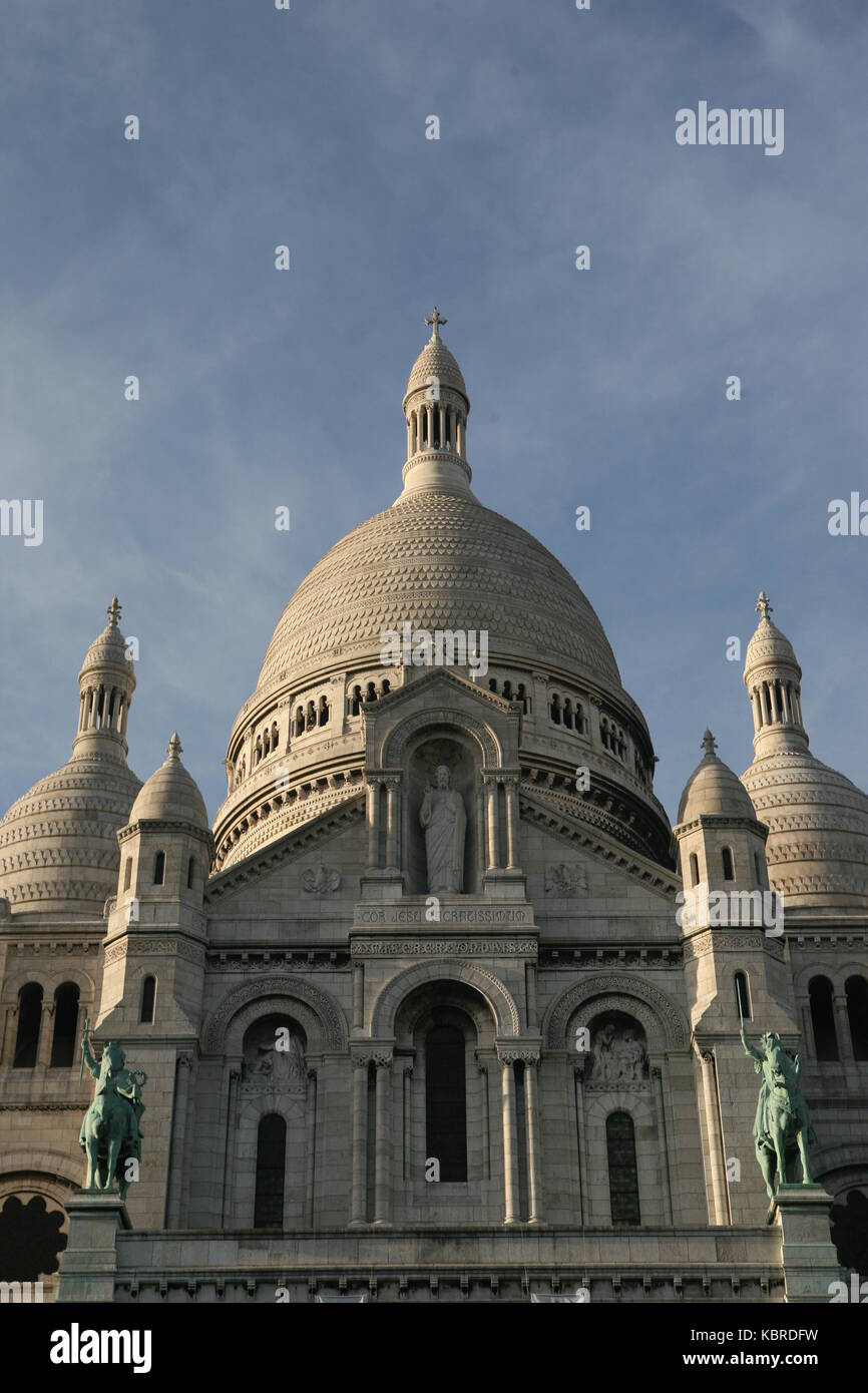 Paris Sacre Coeur Denkmal - Monument famous Stock Photo - Alamy
