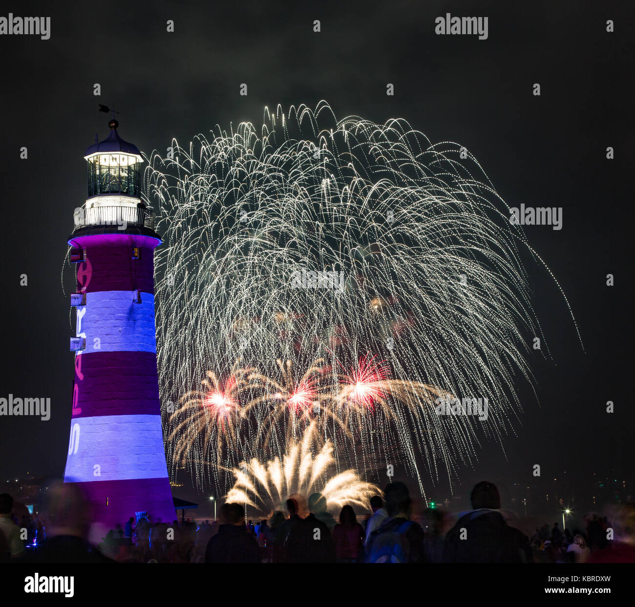 Fireworks display at British Fireworks Championships, Plymouth 2016 ...
