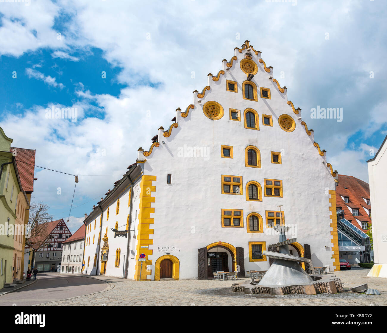 City Hall Klösterle, Old Town, Nördlingen, Swabia, Bavaria, Germany ...