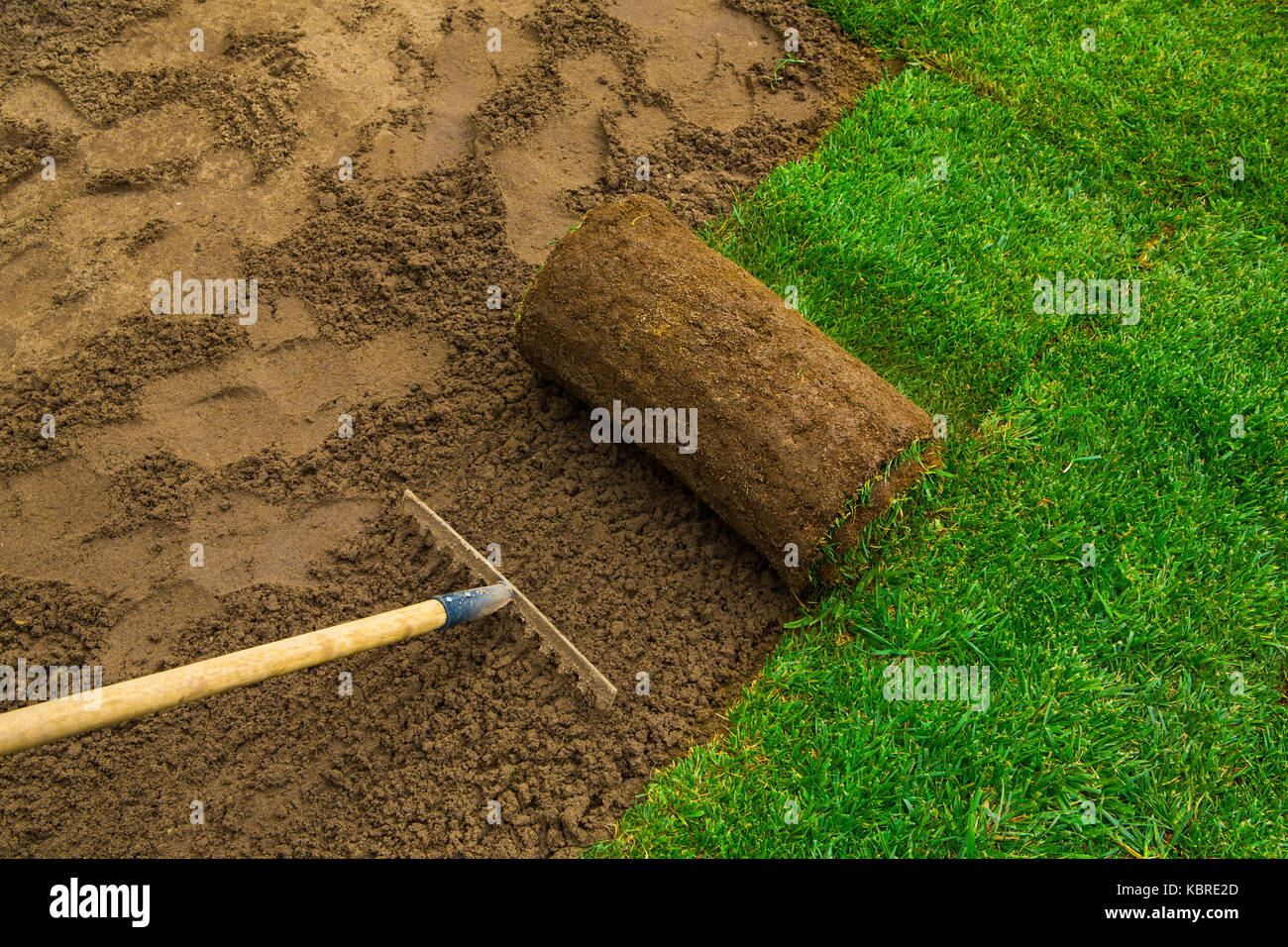 Unrolling laying rolls hi-res stock photography and images - Alamy