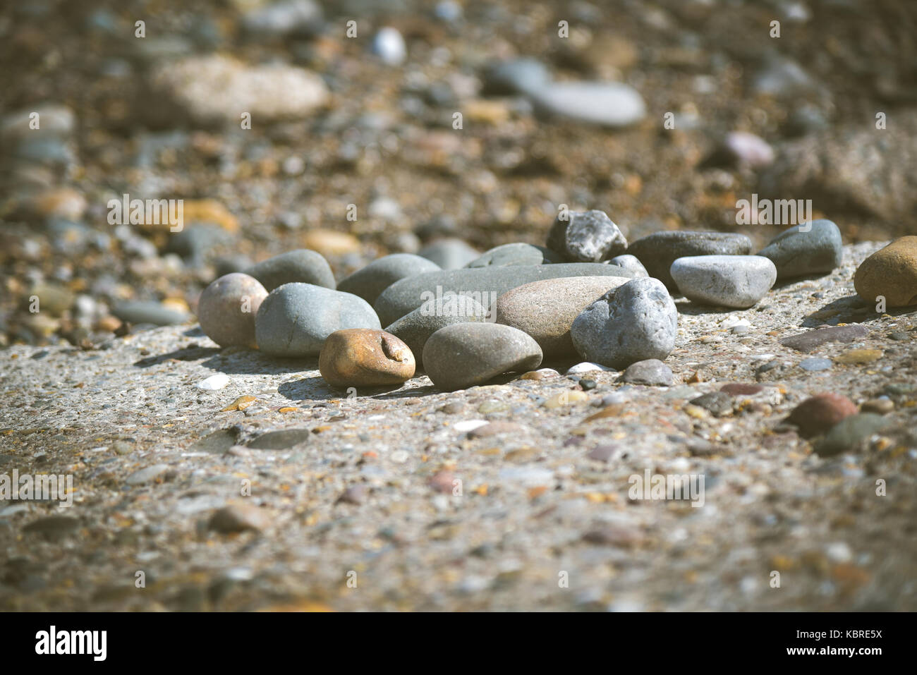 Zen rocks for meditation. Being at peace using beginners mind Stock ...