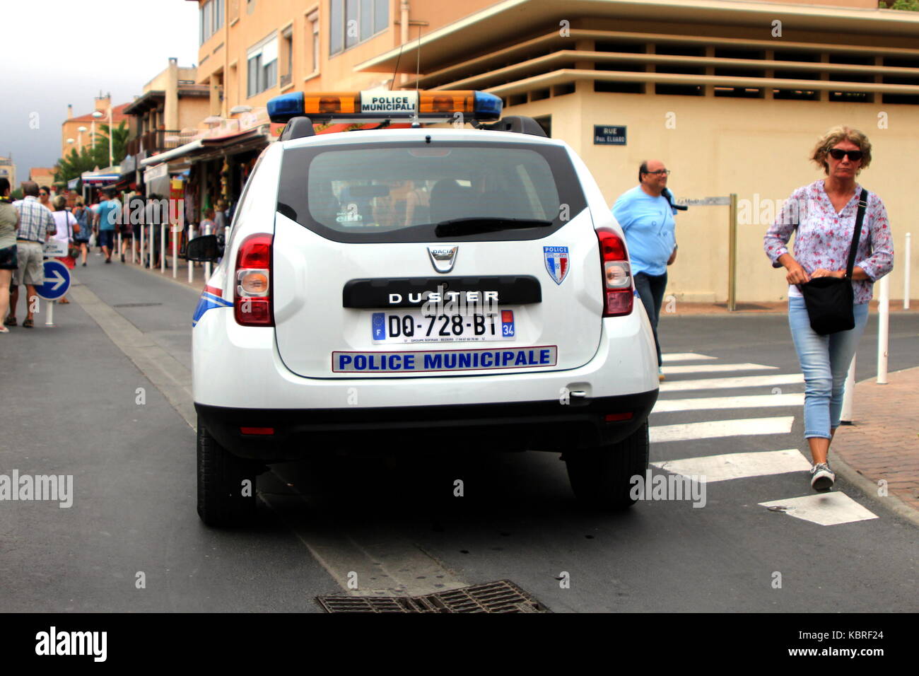 Dacia Duster car in the livery of the French city police "Police ...