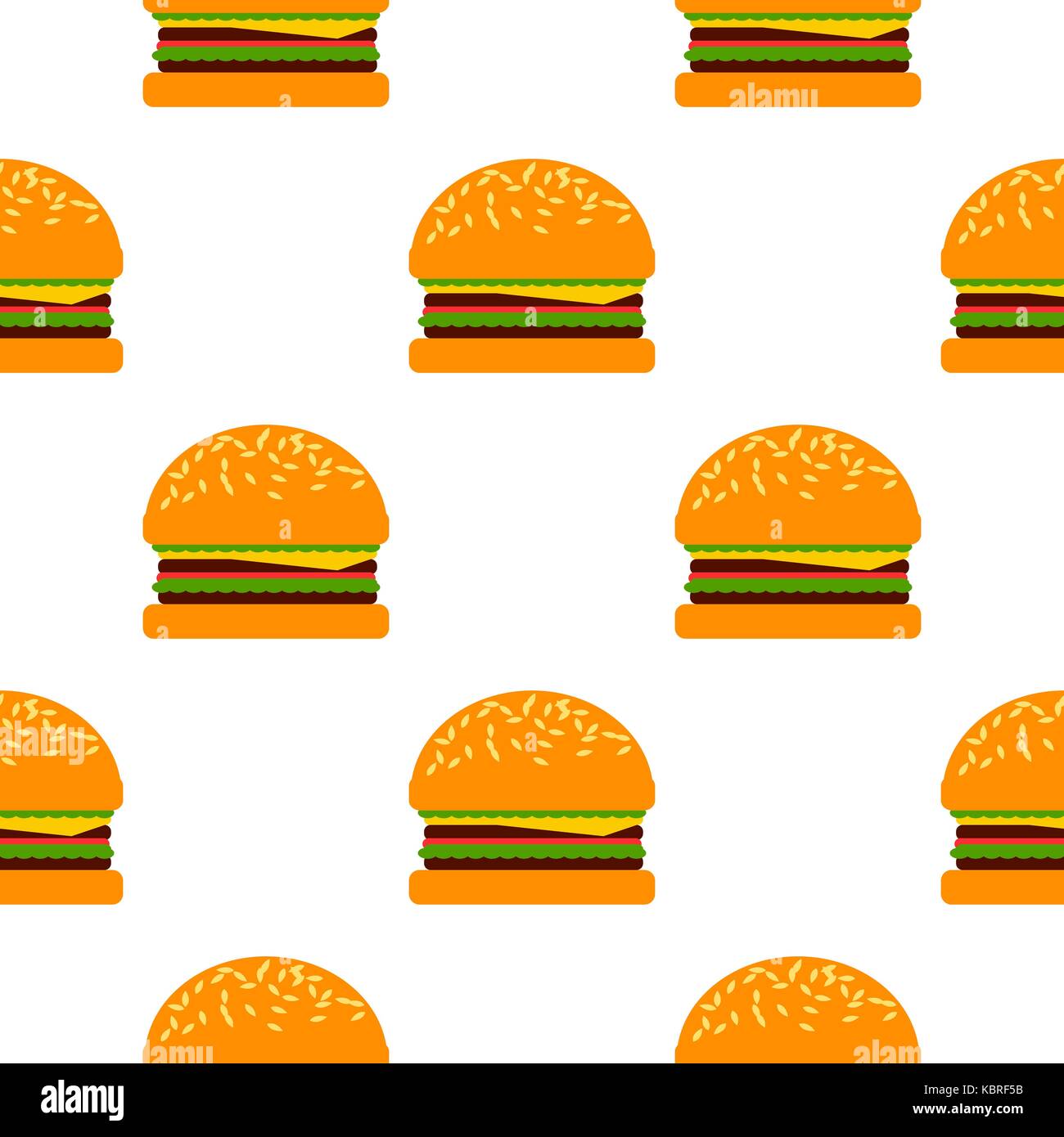Vector burger pattern Stock Vector Image & Art - Alamy