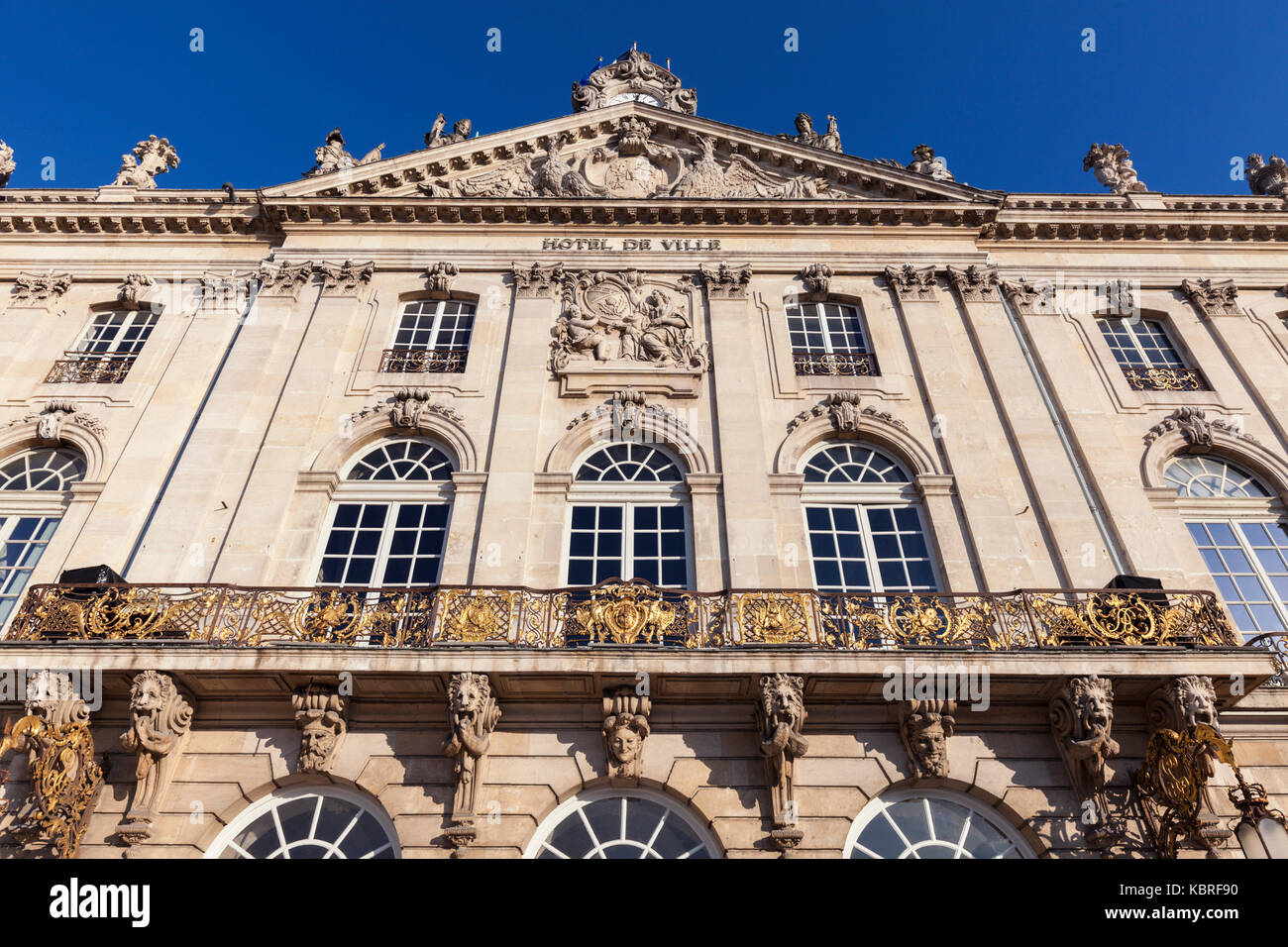 City Hall of Nancy - Hotel de Ville. Nancy, Grand Est, France Stock ...
