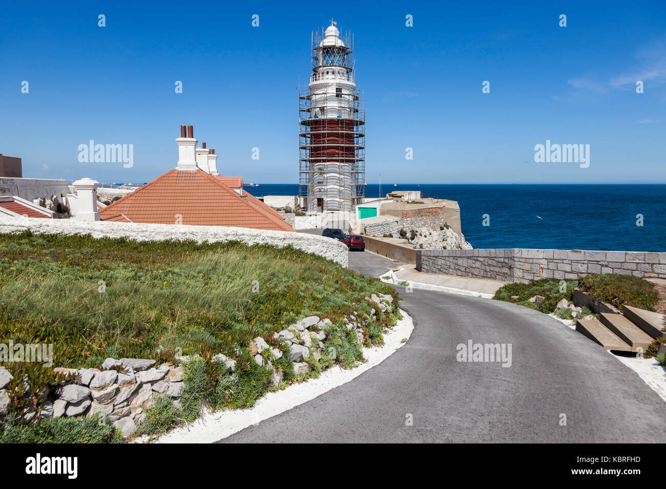 Trinity Lighthouse (Europa Point Lighthouse) in Gibraltar Gibraltar ...