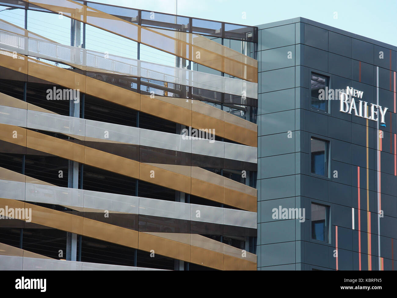 New Bailey Riverside Development at Salford in Manchester Stock Photo ...
