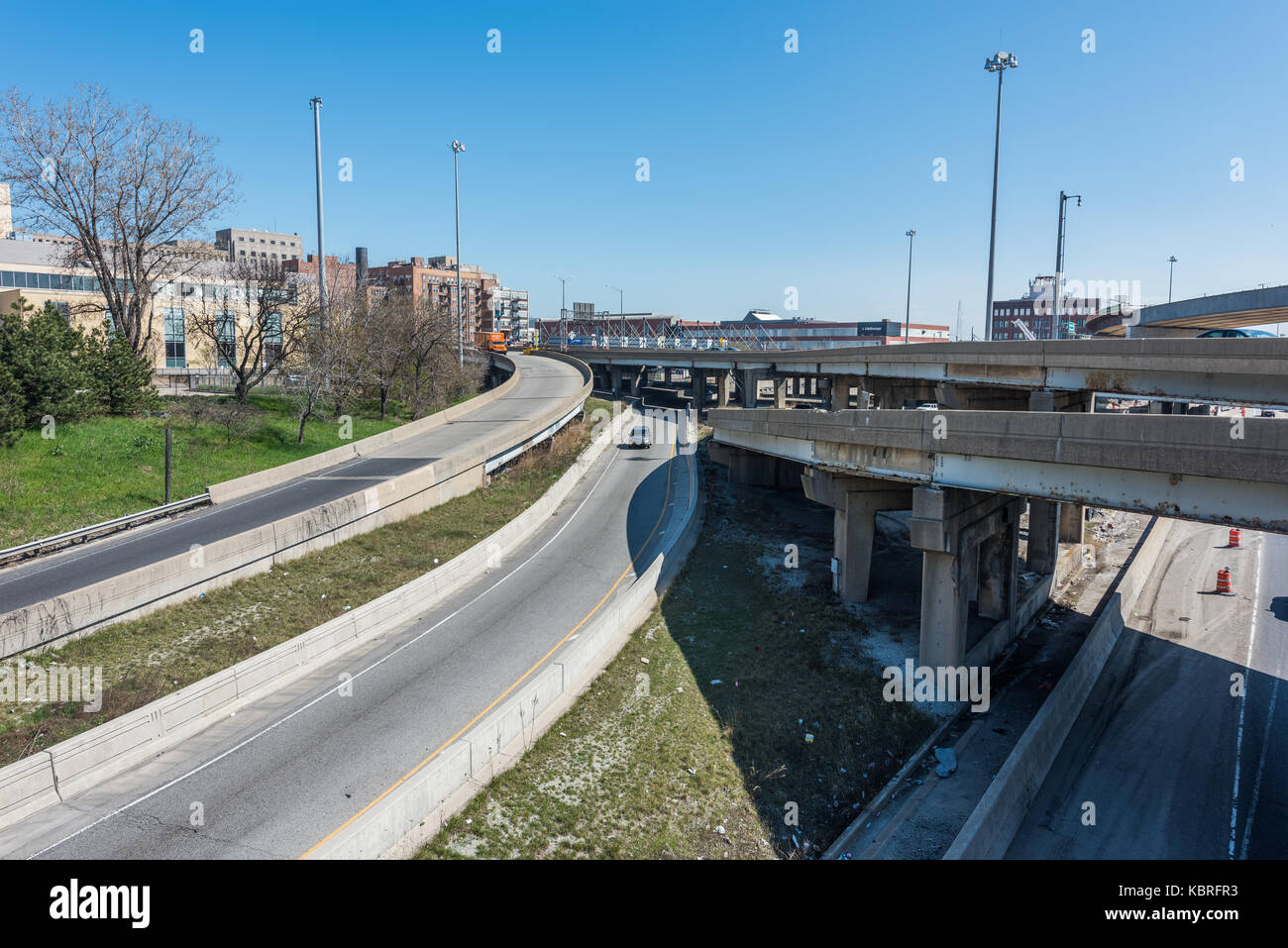 Reconstruction of the Jane Byrne Circle Interchange in downtown Chicago ...