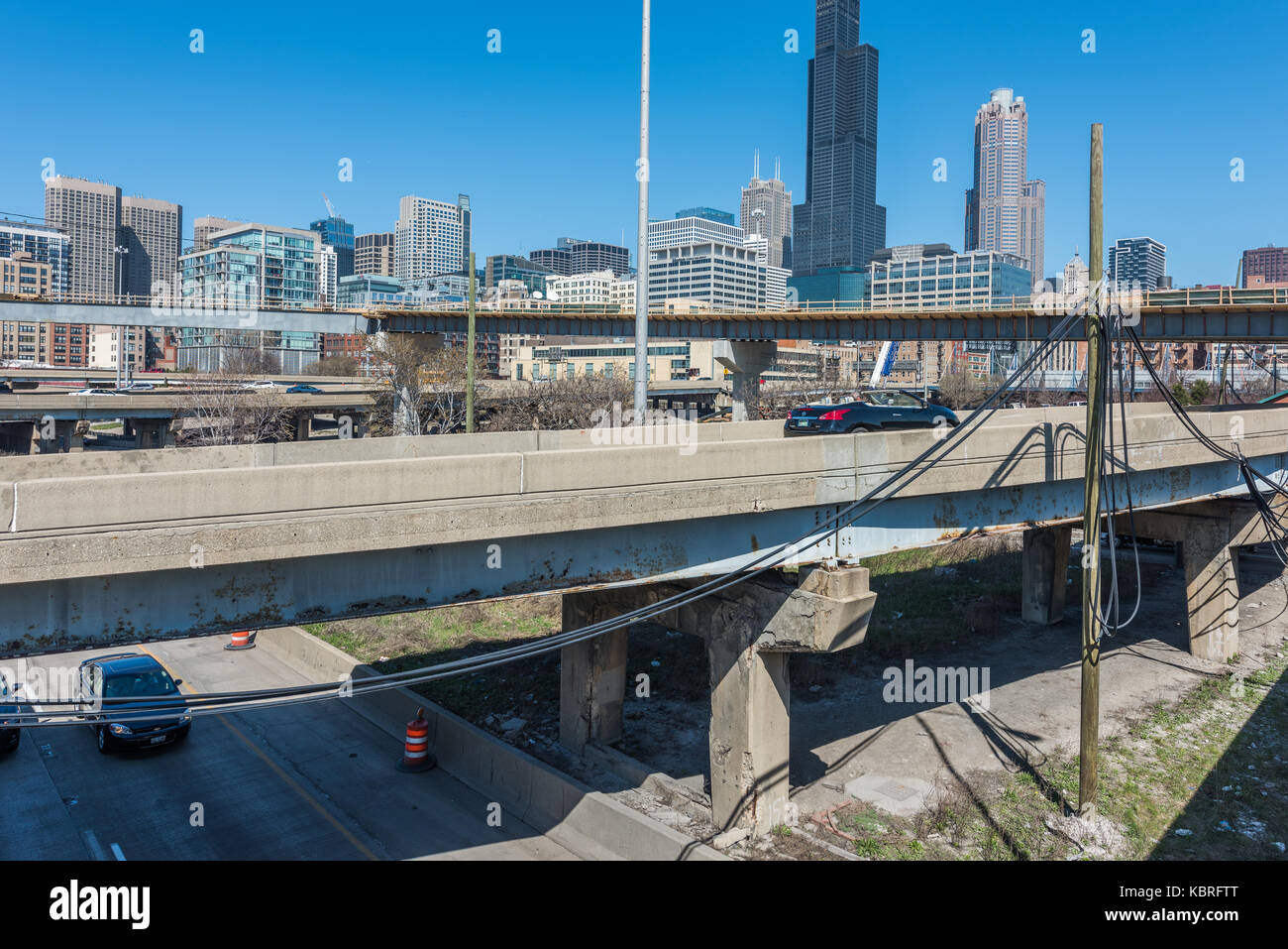 Reconstruction of the Jane Byrne Circle Interchange in downtown Chicago ...