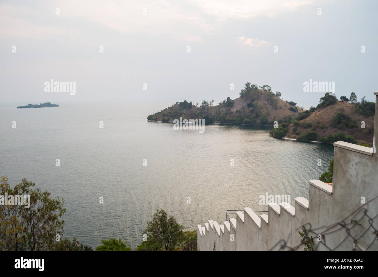 Hiking around Lake Kivu with View onto Peninsula and Islands, Kibuye ...