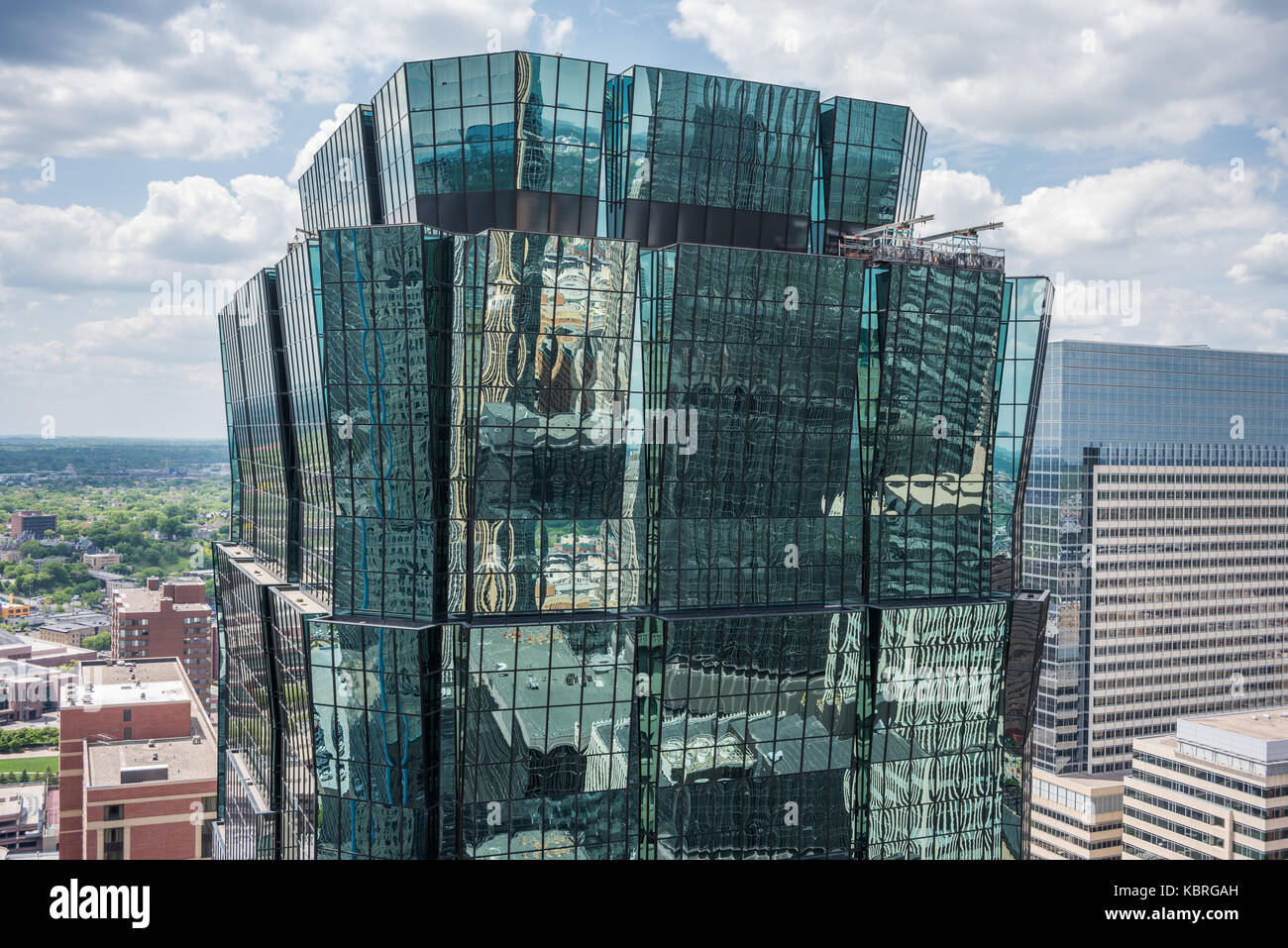 Aerial view of AT&T Tower Stock Photo - Alamy