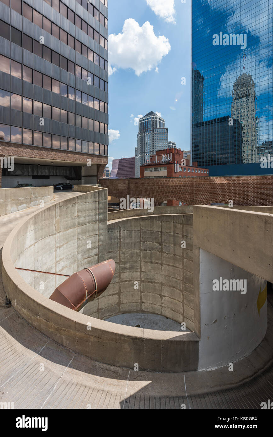 Modern downtown city multiple parking hi-res stock photography and ...