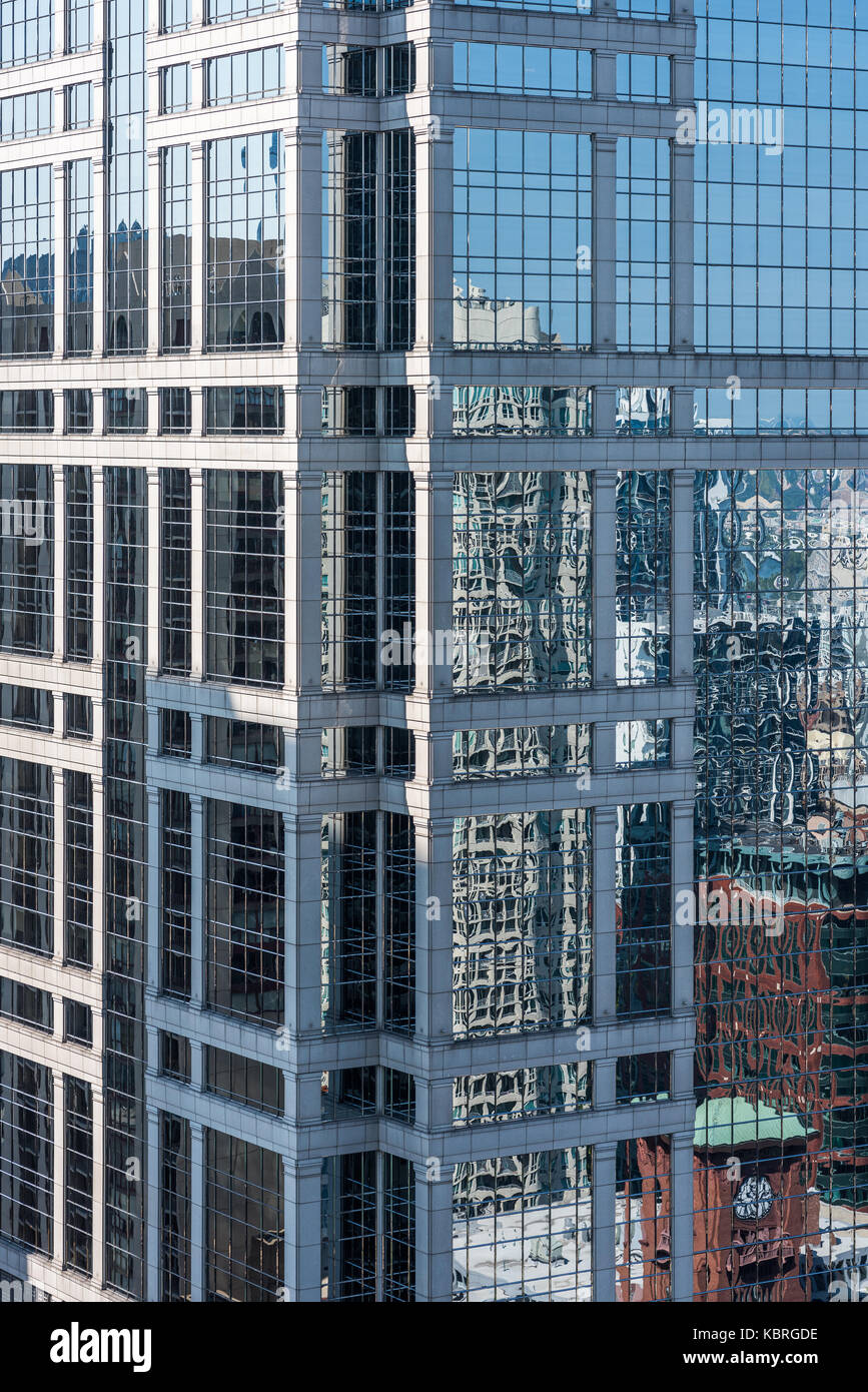 Abstract detail of downtown office building Stock Photo - Alamy