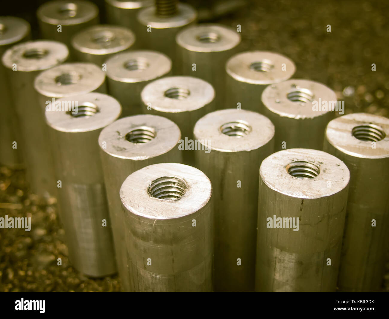Many Hardwares Are on the Ground at the Construction Site Stock Photo ...