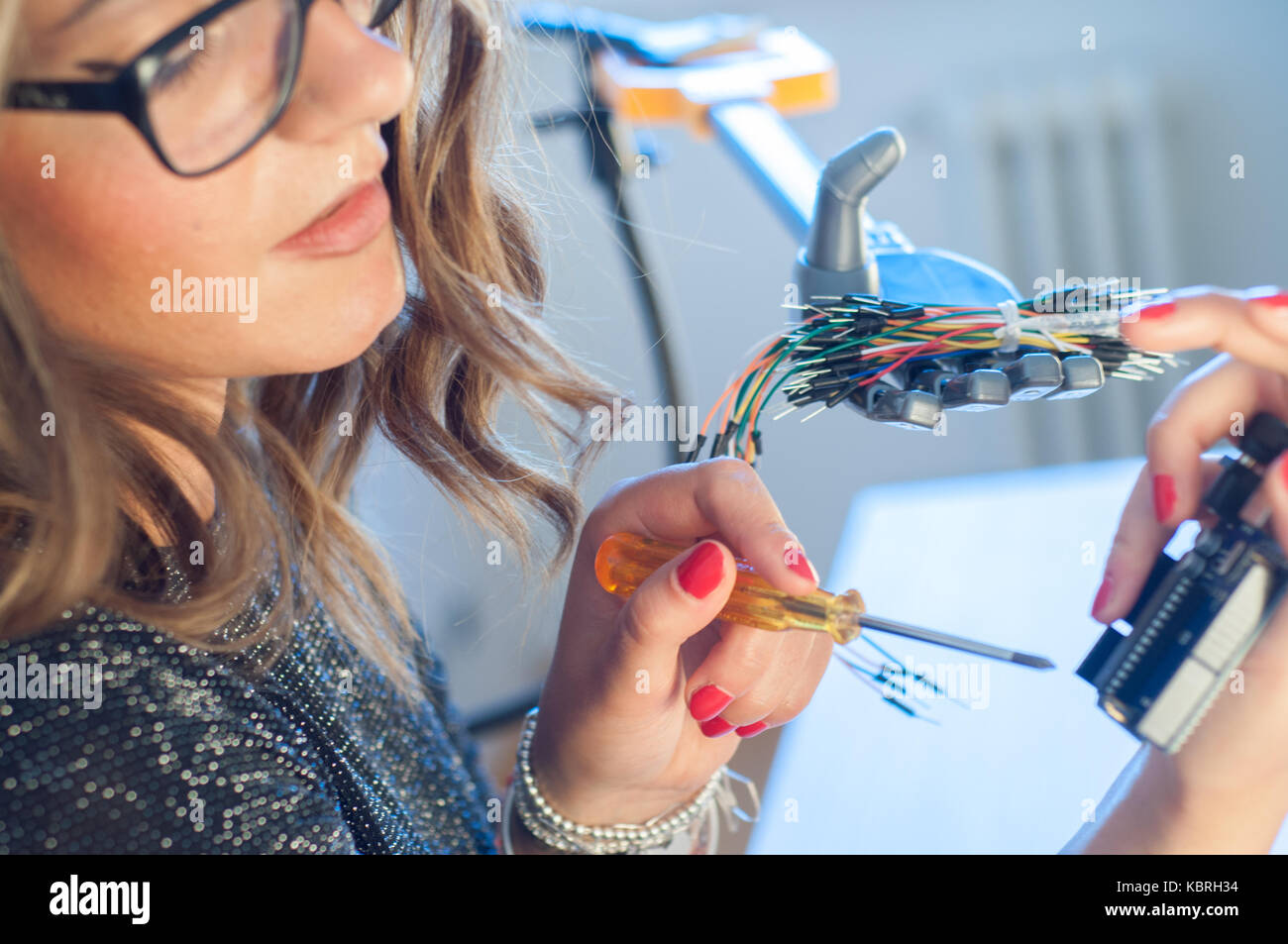 woman engineer at work Stock Photo - Alamy