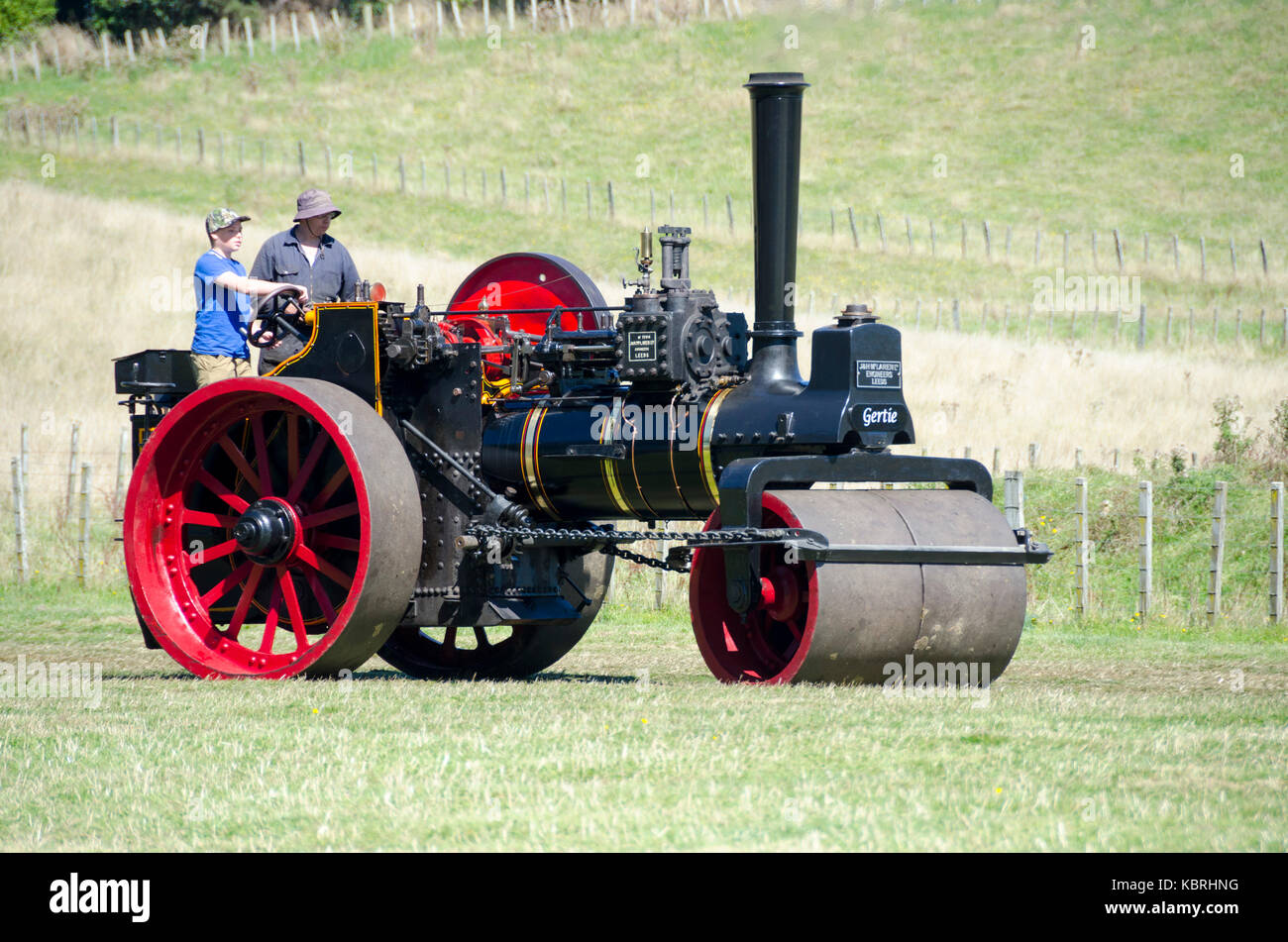 Traction Engines at steam fair, Feilding, Manawatu-Wanganui, New ...