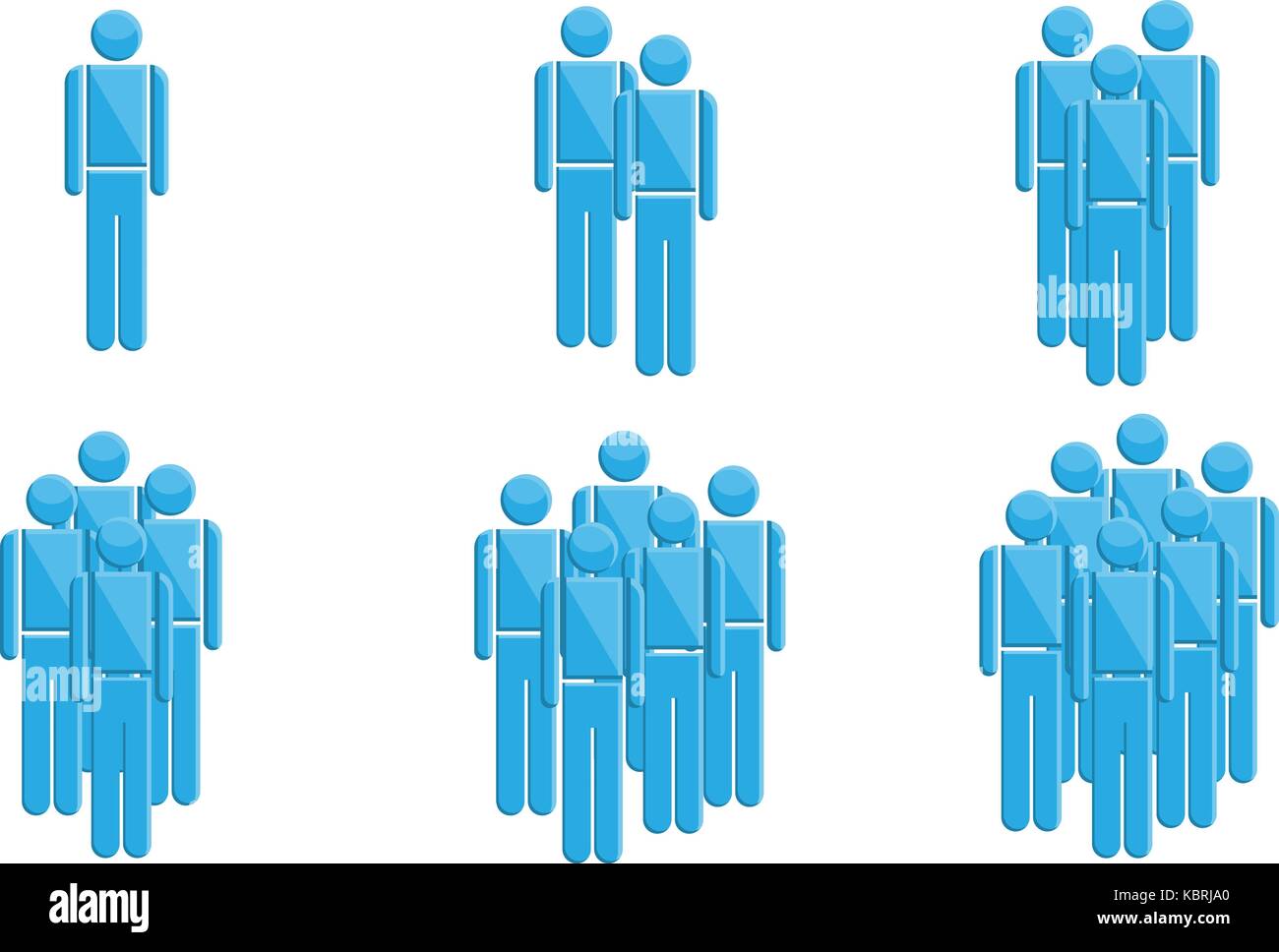 People in groups symbols, vector Stock Vector Image & Art - Alamy