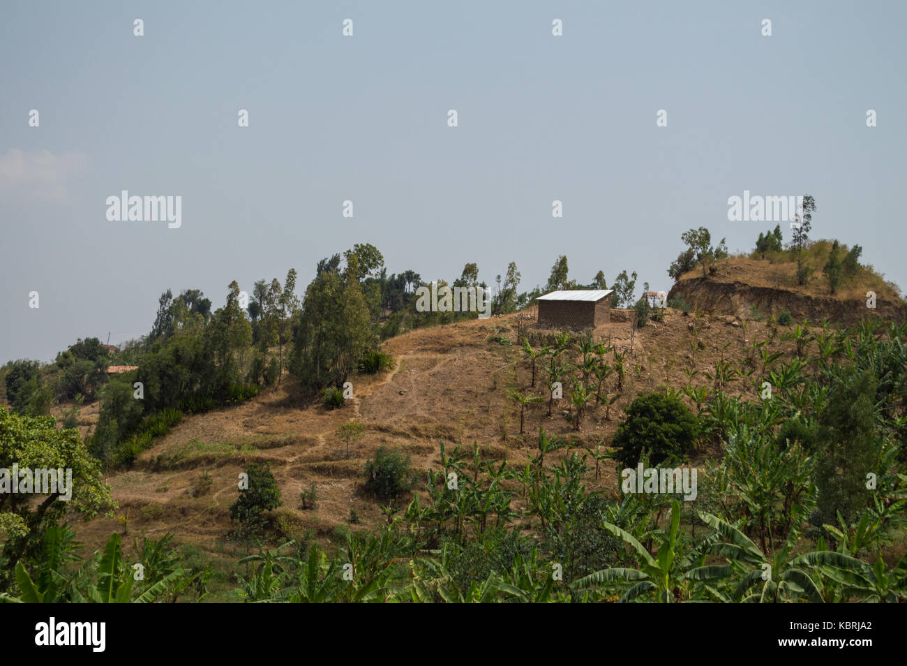 Rural Village on a Hill, Rwanda Stock Photo - Alamy