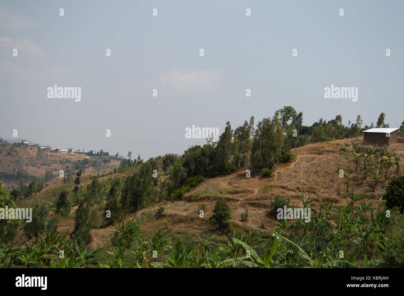 Rural Village on a Hill, Rwanda Stock Photo - Alamy