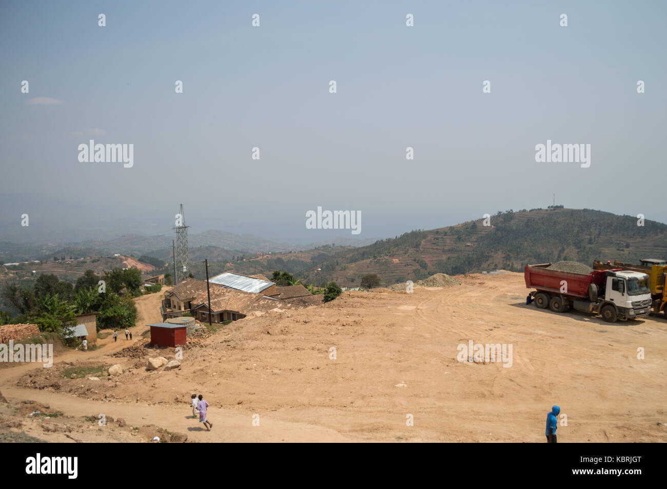 Rural Villages with Hill Views, Rwanda Stock Photo - Alamy
