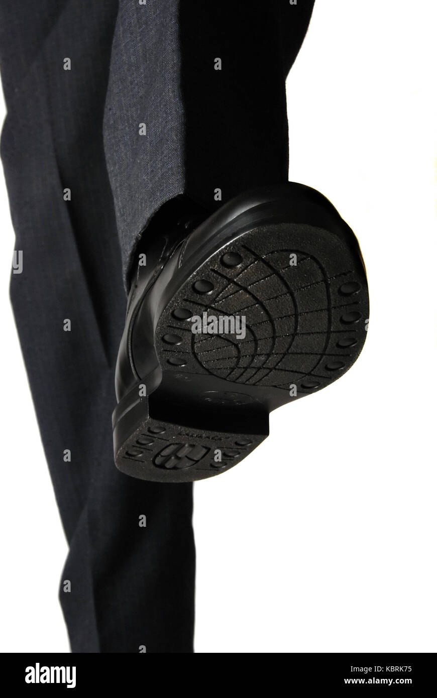 man in suit low angle view of the shoe stepping forward Stock Photo - Alamy