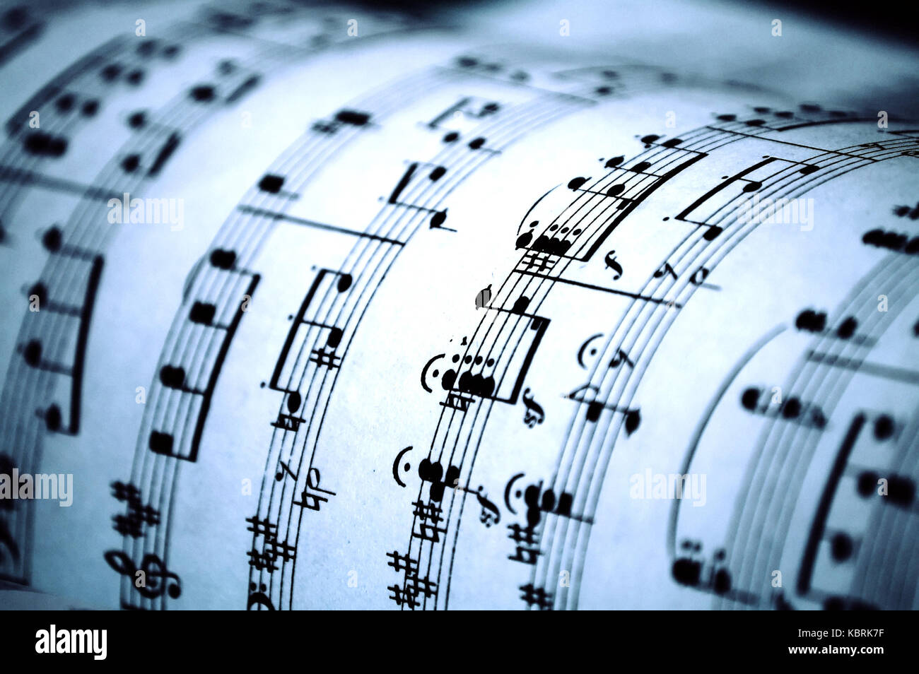closeup of a music score Stock Photo - Alamy
