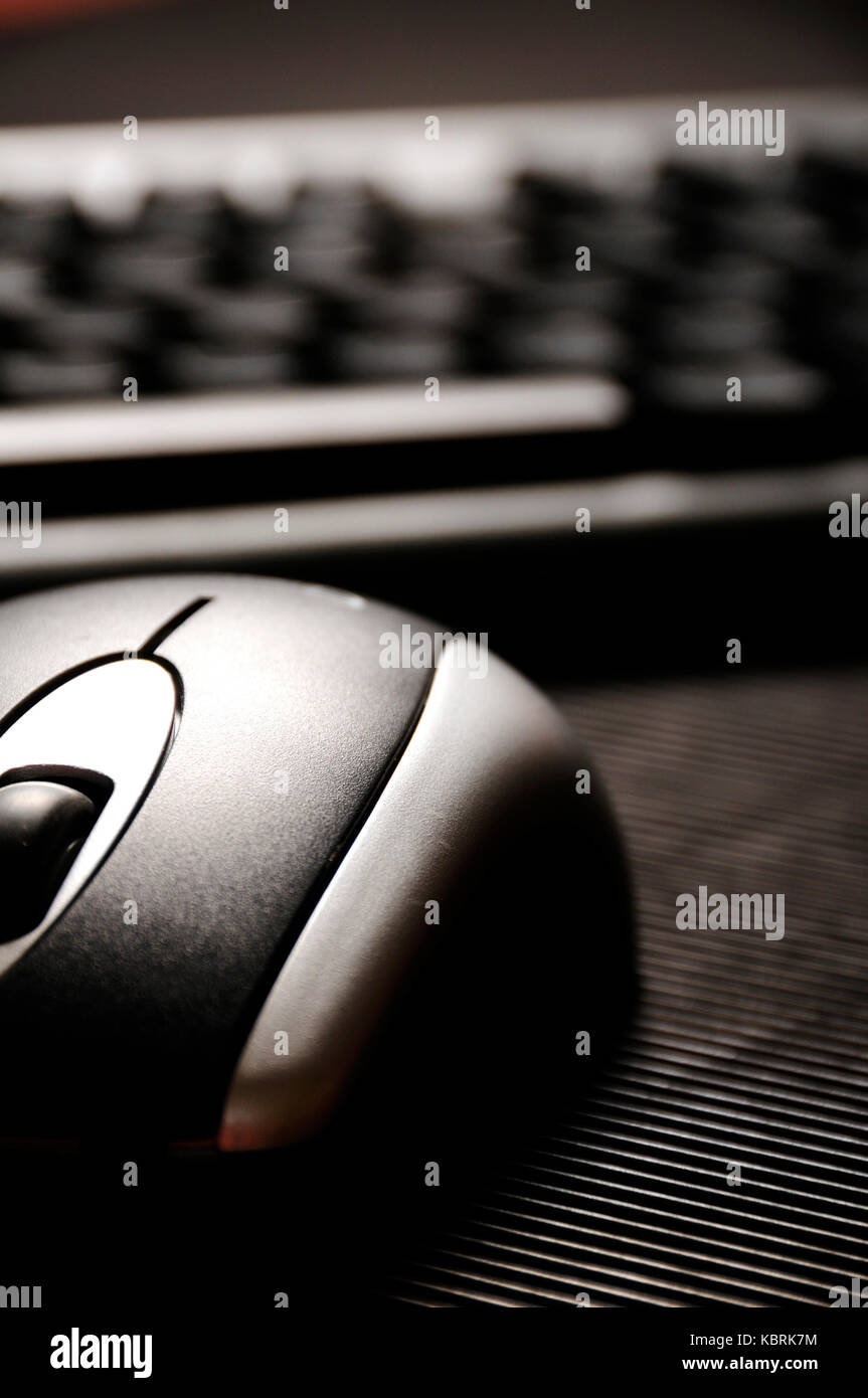 computer keyboard and mouse Stock Photo - Alamy