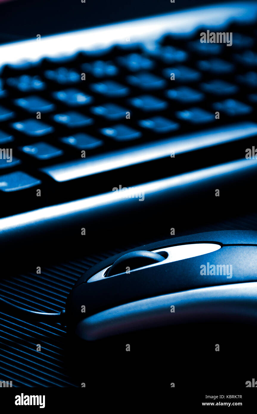 computer keyboard and mouse Stock Photo - Alamy