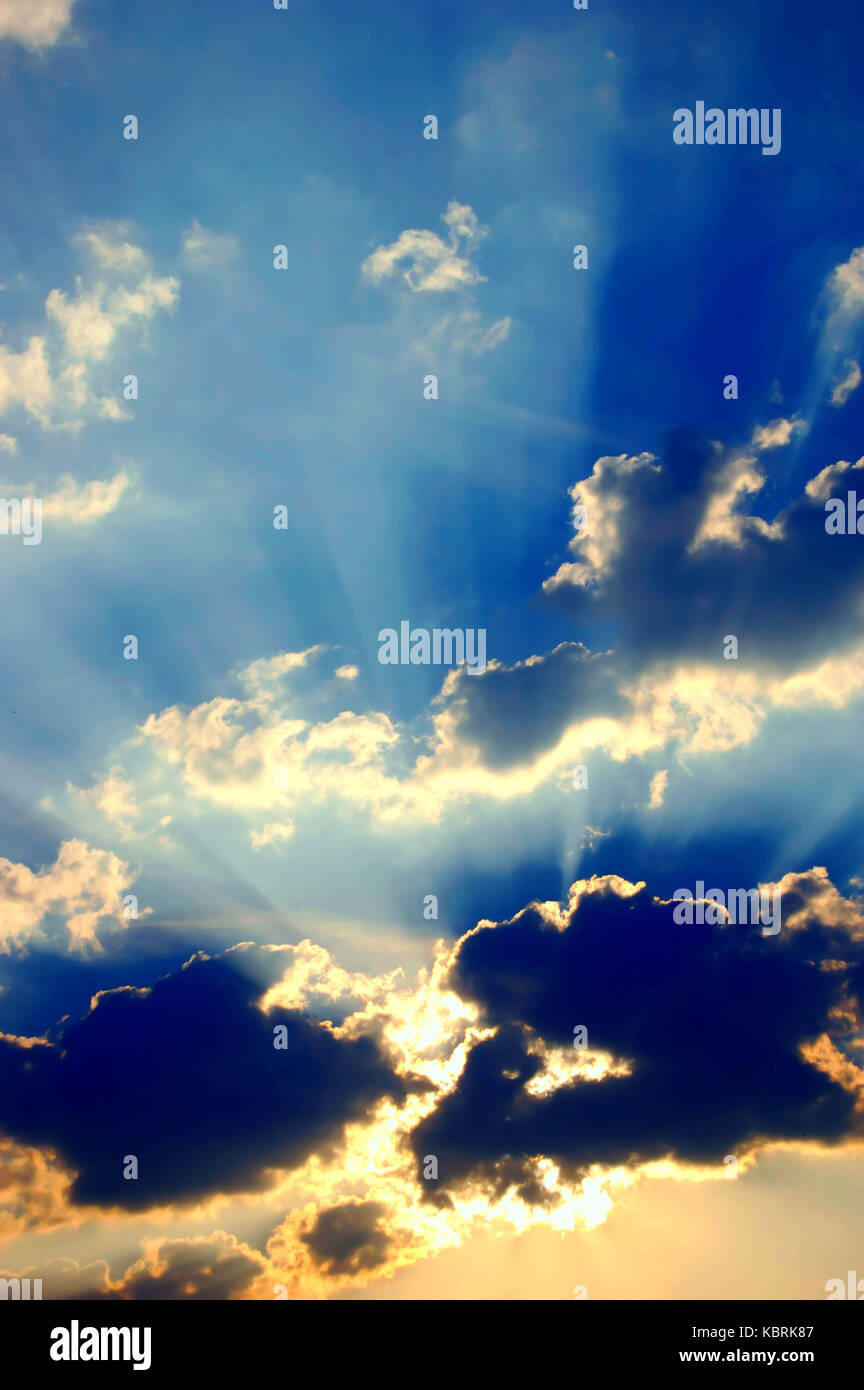 Celestial rays hi-res stock photography and images - Alamy