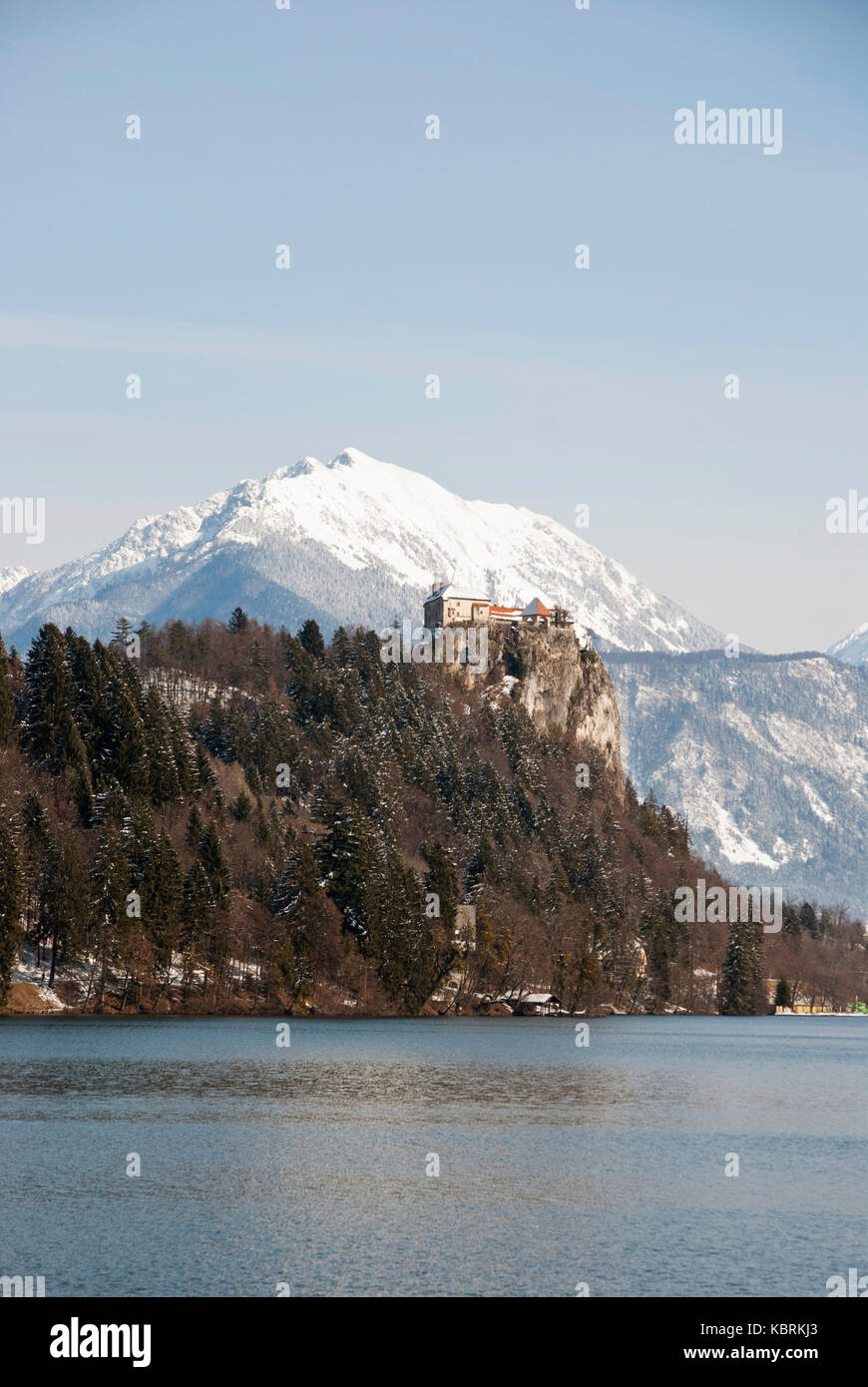 The mountain top castle at bled hi-res stock photography and images - Alamy