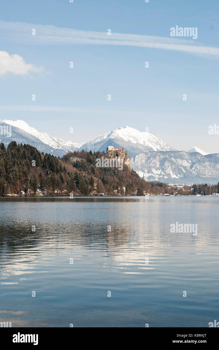 The mountain top castle at bled hi-res stock photography and images - Alamy