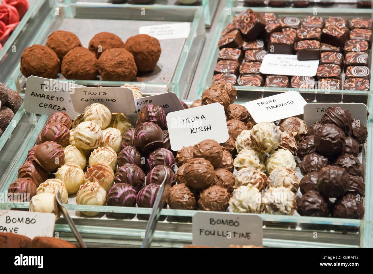 Chocolate sweet shop interior hi-res stock photography and images - Alamy
