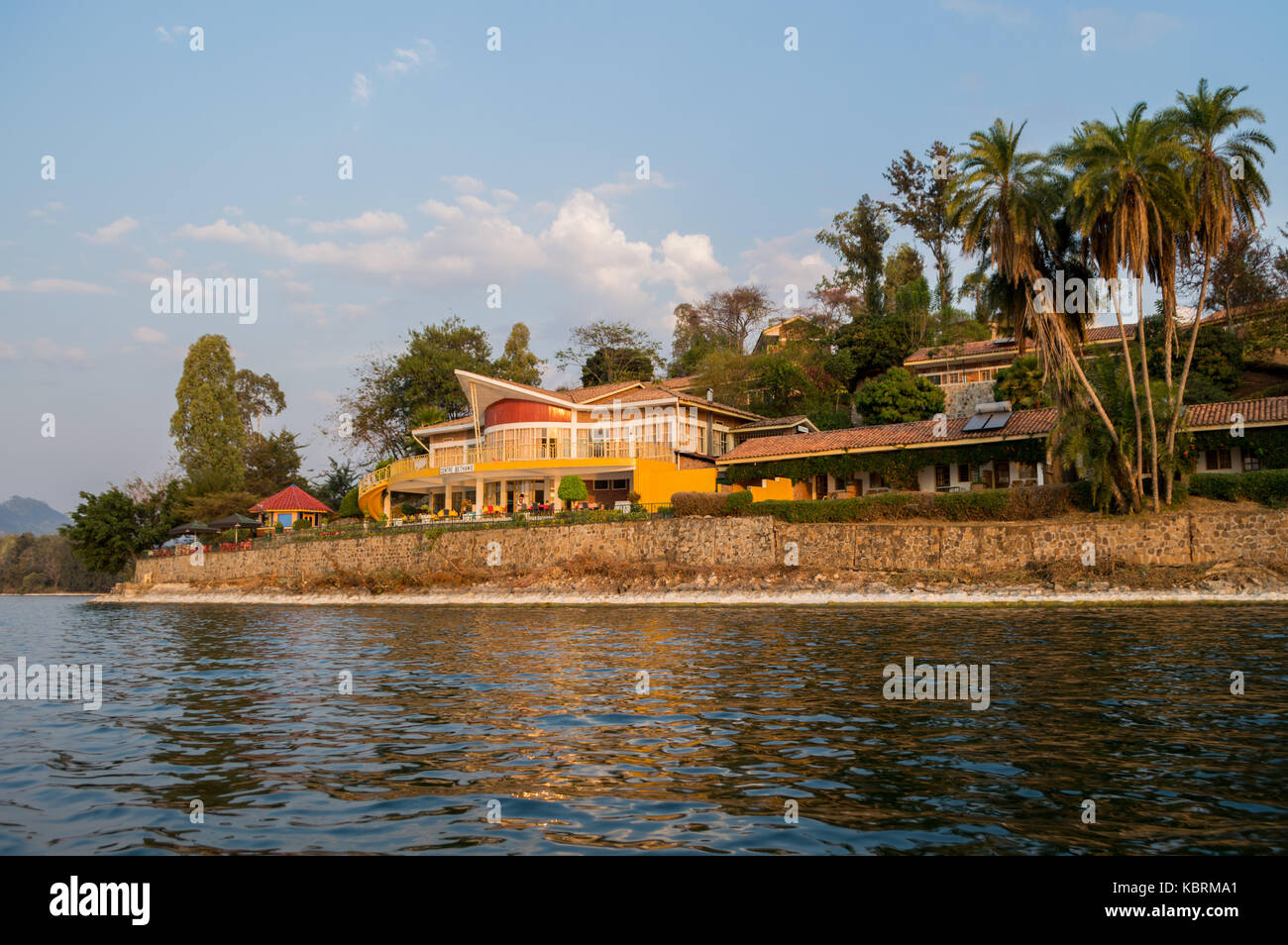 Lakeside House, Lake Kivu, Kibuye, Rwanda Stock Photo - Alamy
