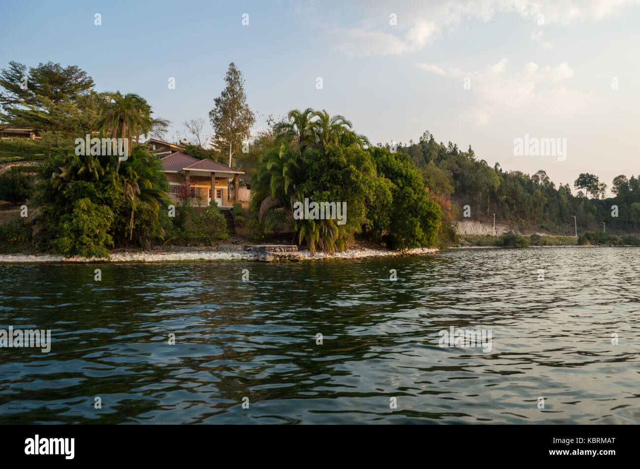 Lakeside House, Lake Kivu, Kibuye, Rwanda Stock Photo - Alamy