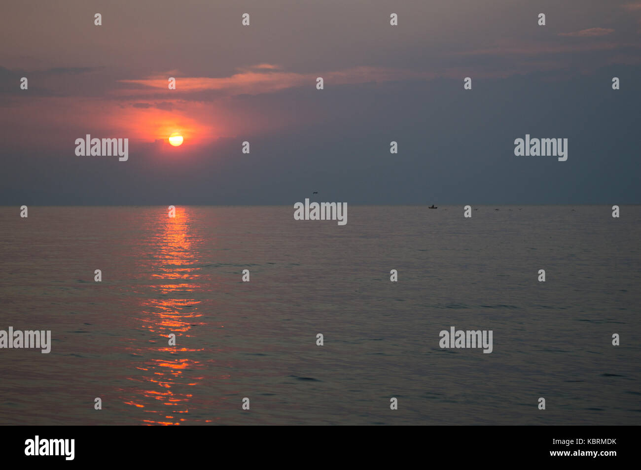 Sunset Boat Ride on Lake Kivu, Kibuye, Rwanda Stock Photo - Alamy